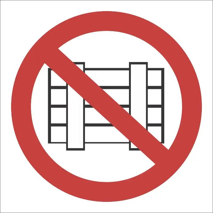 FR46 - Do Not Obstruct Safety Sign | Safety Signs & Equipment