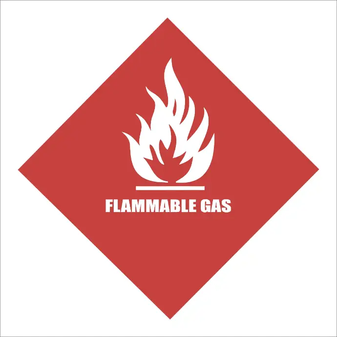 FR9 - Flammable Gas Safety Sign | Safety Signs & Equipment