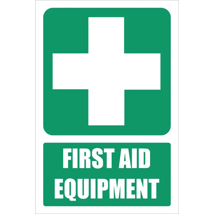GA1E - First Aid Equipment Explanatory Sign | Safety Signs & Equipment