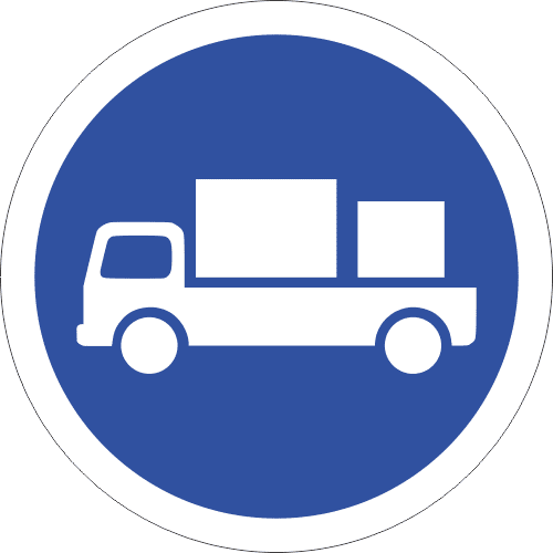 R122 - Delivery Vehicles Only Road Sign | Safety Signs & Equipment