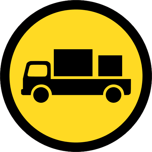TR122 - Temporary Delivery Vehicles Only Road Sign | Safety Signs ...