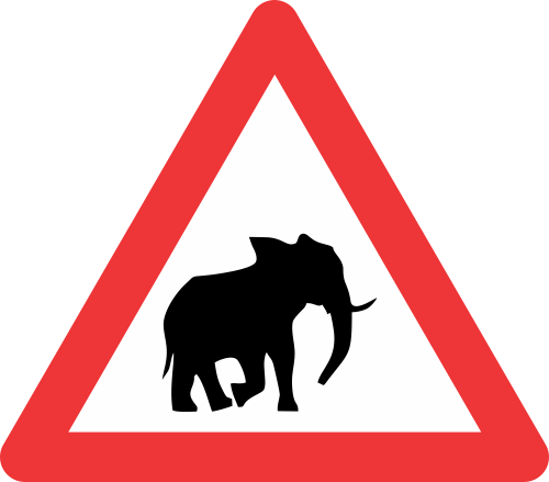 W357 - Elephant Road Sign | Safety Signs & Equipment