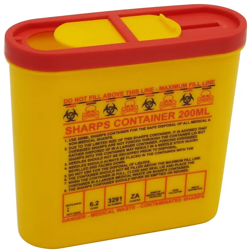 200ml Sharps Container | Safety Signs & Equipment