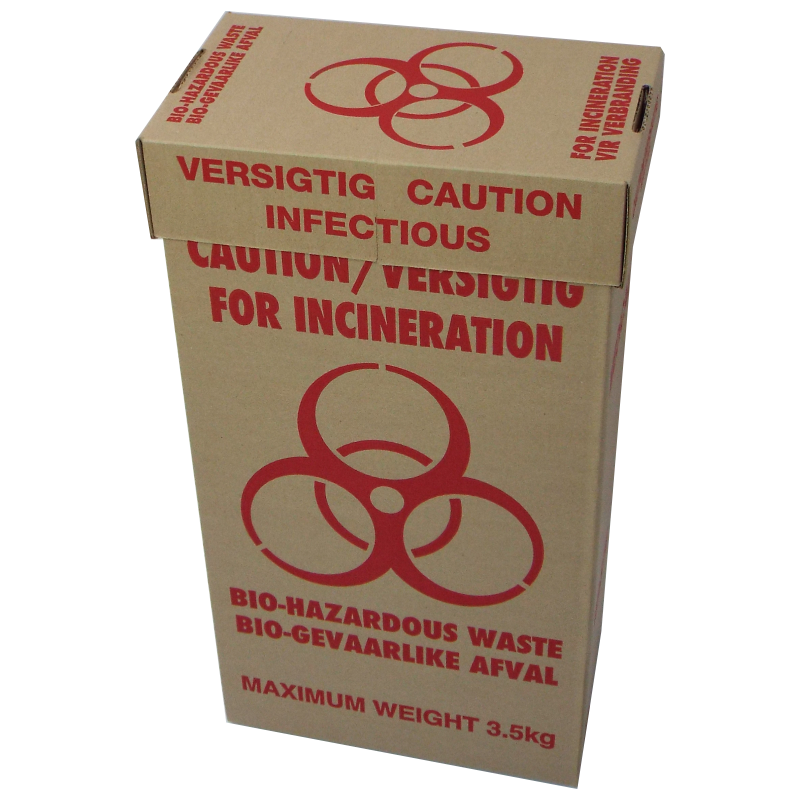 3.5kg (25L) Bio Hazard Waste Box Set | Safety Signs & Equipment