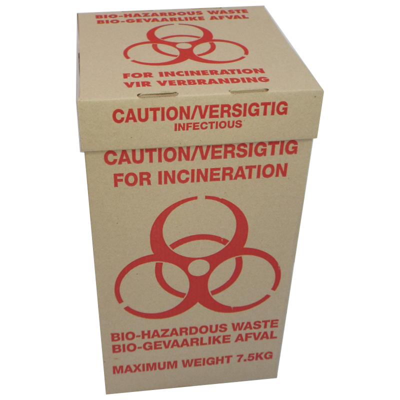 7.5kg (50L) Bio Hazard Waste Box Set | Safety Signs & Equipment