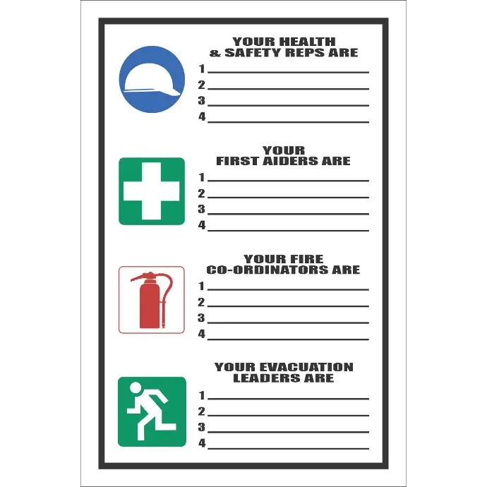 FA61 - OHS Board Safety Sign | Safety Signs & Equipment