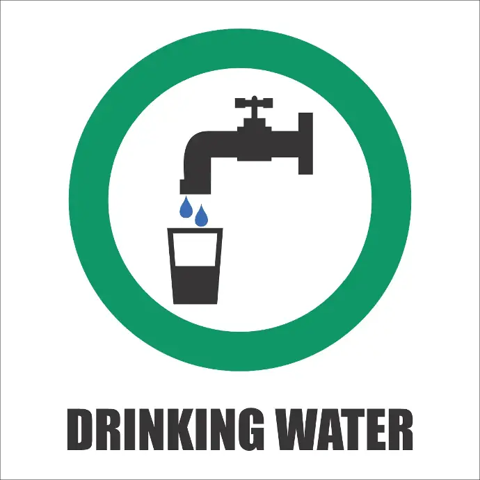 Drinking Water Sign - WF41