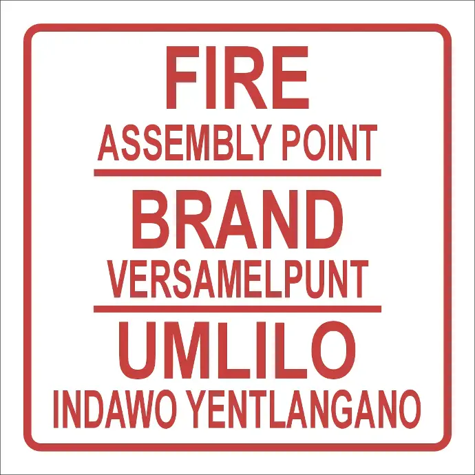 Fire Assembly Point - FR85