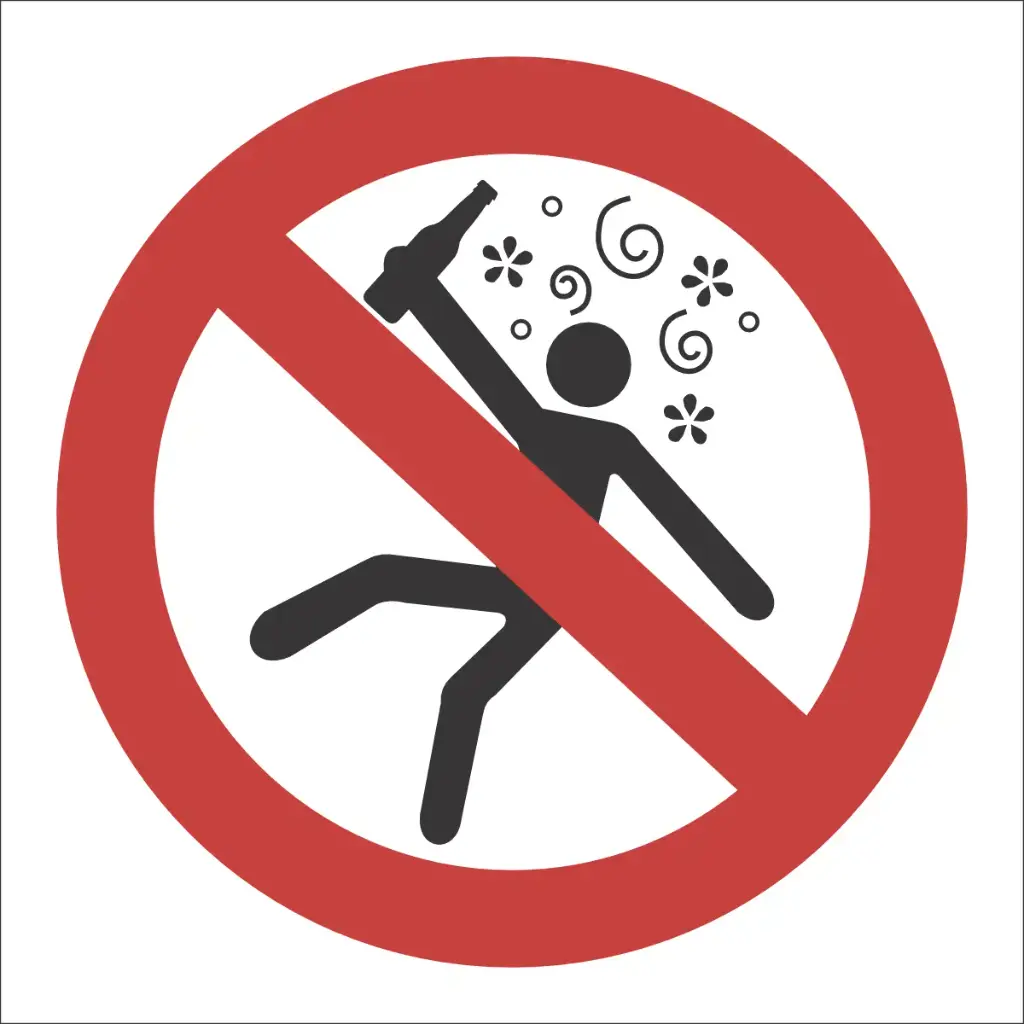 PR77 - No Intoxicating Substances Sign | Safety Signs & Equipment