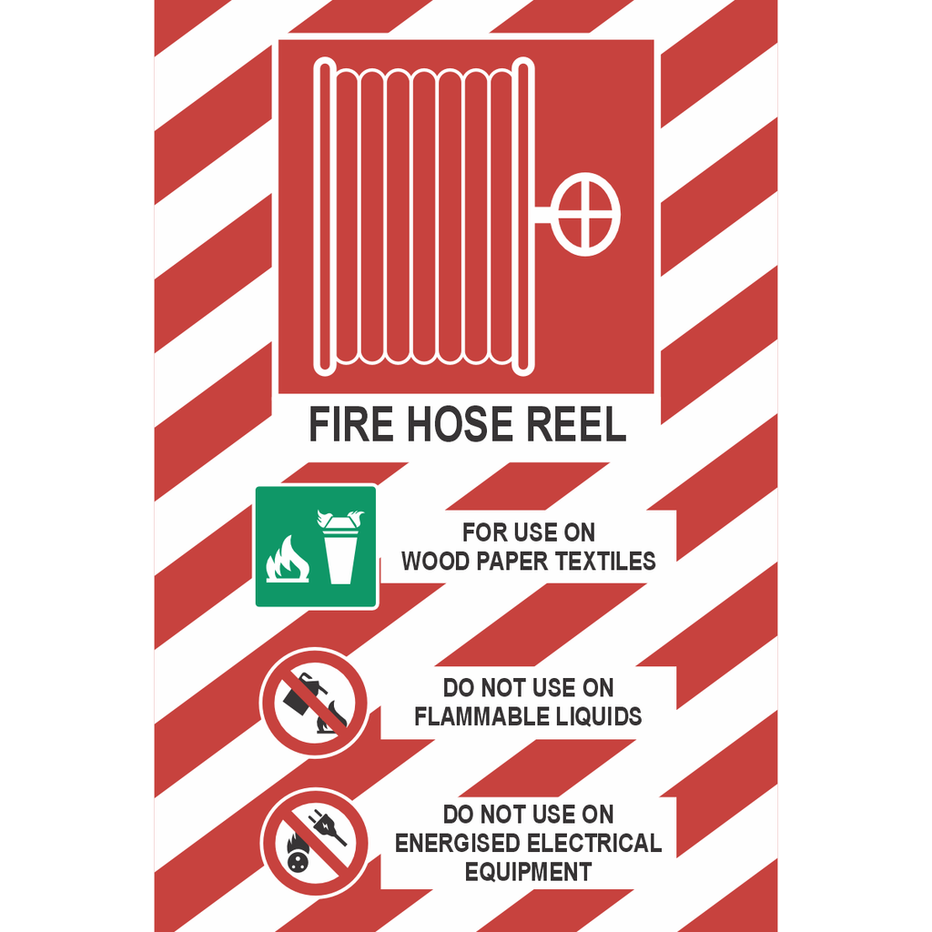 Fire Hose Reel Information Sign - FR83