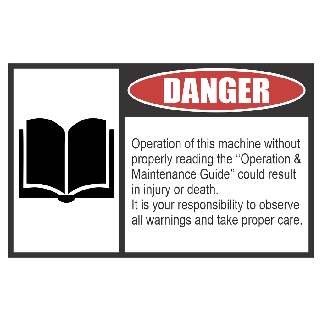 Operations Danger Sign - DG17