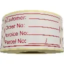 Customer Order Label Sticker Roll | Safety Signs & Equipment