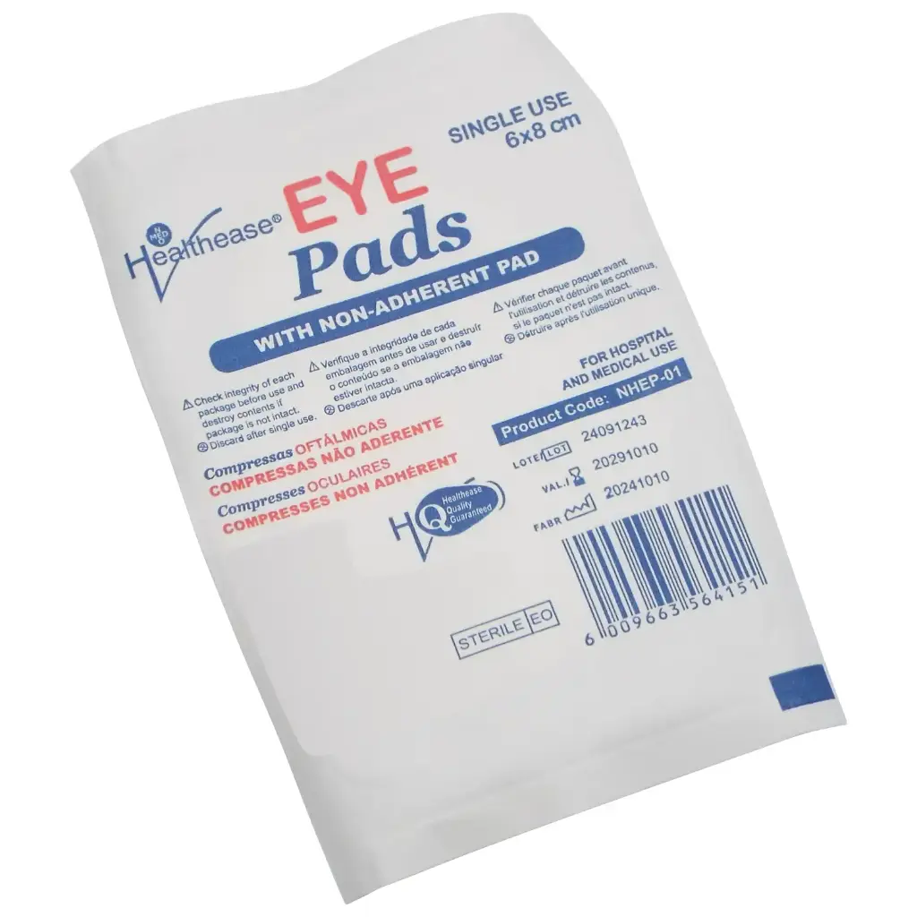 Sterile Eye Pads – Soft, Hypoallergenic Dressing for Eye Injuries